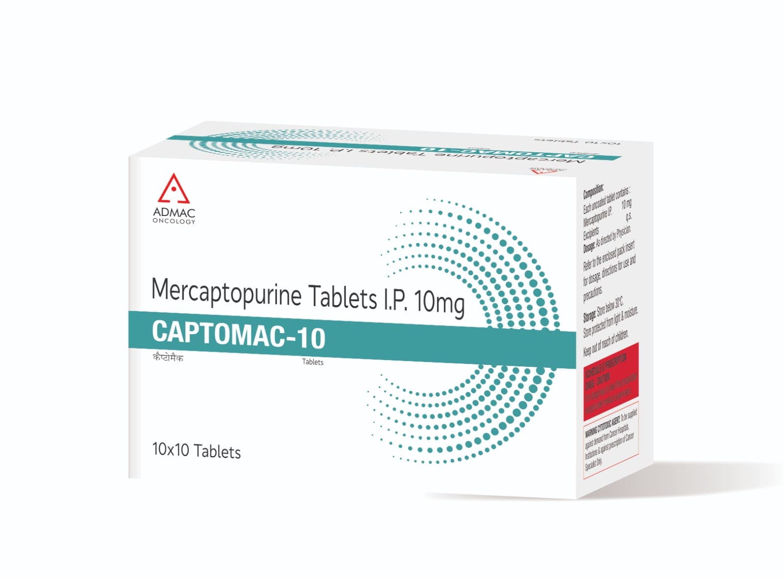 Captomac Tablets - ADMAC ONCOLOGY
